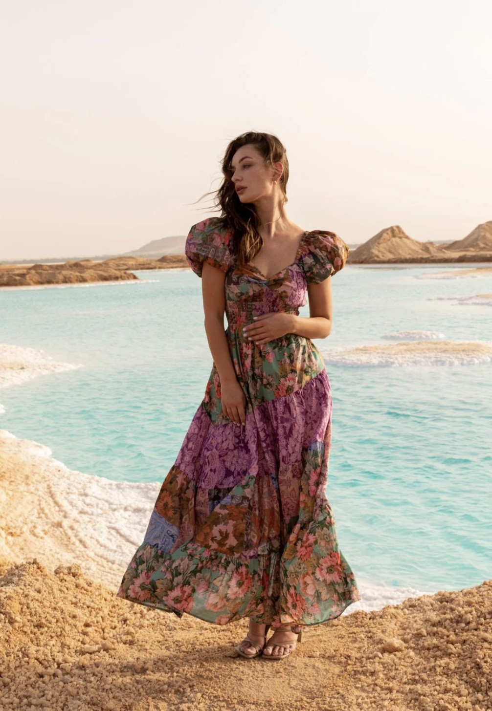 KACHEL Harper Maxi Dress - Enchantment - Wild Arrow Boutique Mackay