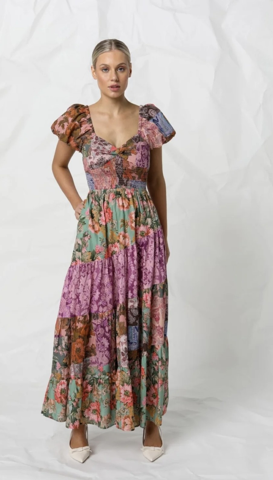 KACHEL Harper Maxi Dress - Enchantment - Wild Arrow Boutique Mackay
